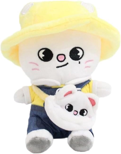 Skzoo Plush doll with Sun hat and small Crossbody bag skz 'Kindergarten ...