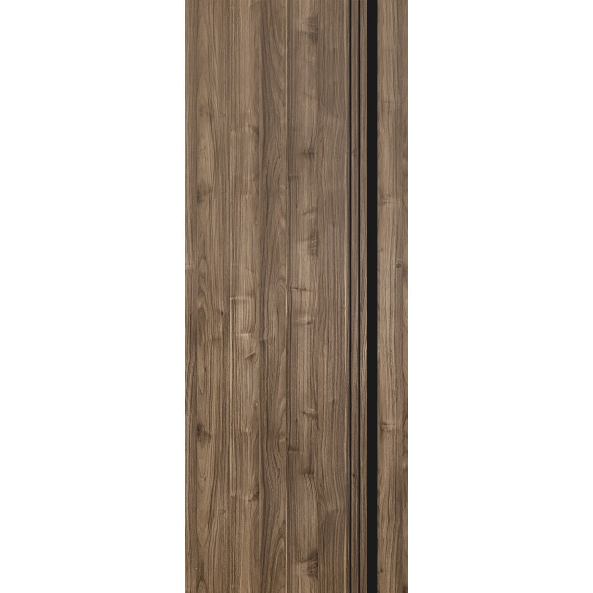 Slab Barn Door Panel 24 x 96 inches | Planum 0011 Walnut with Frosted ...