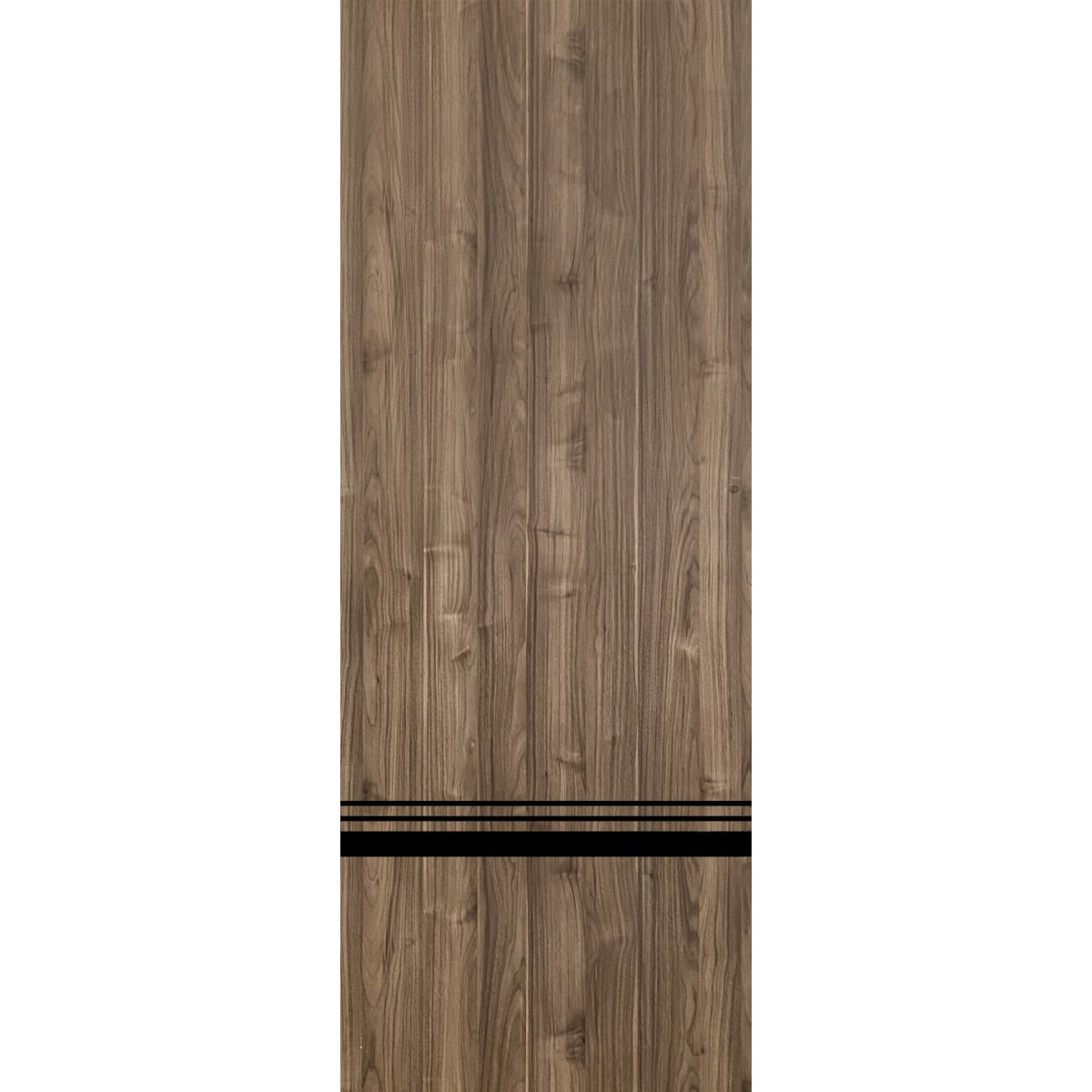 Slab Barn Door Panel 30 x 80 inches | Planum 0012 Walnut with Frosted ...