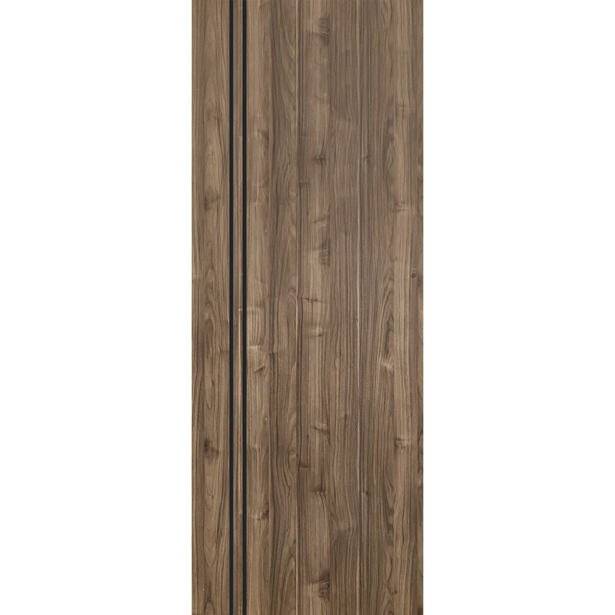 Slab Barn Door Panel 30 x 80 inches | Planum 0016 Walnut with Frosted ...