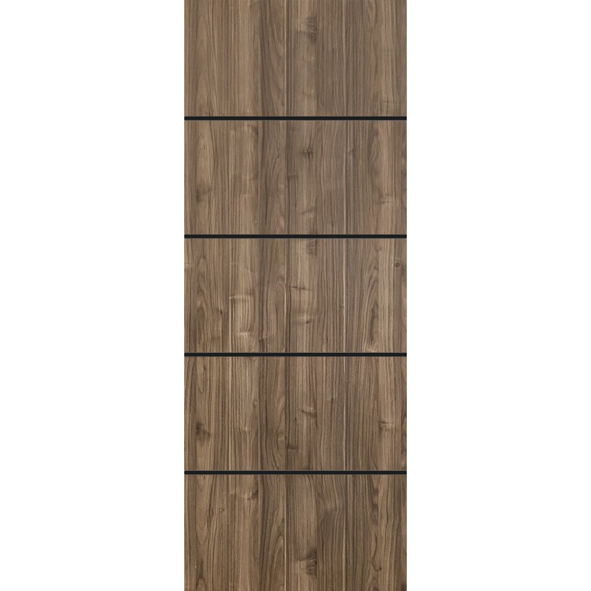 Slab Barn Door Panel 32 x 80 inches | Planum 0015 Walnut with Frosted ...