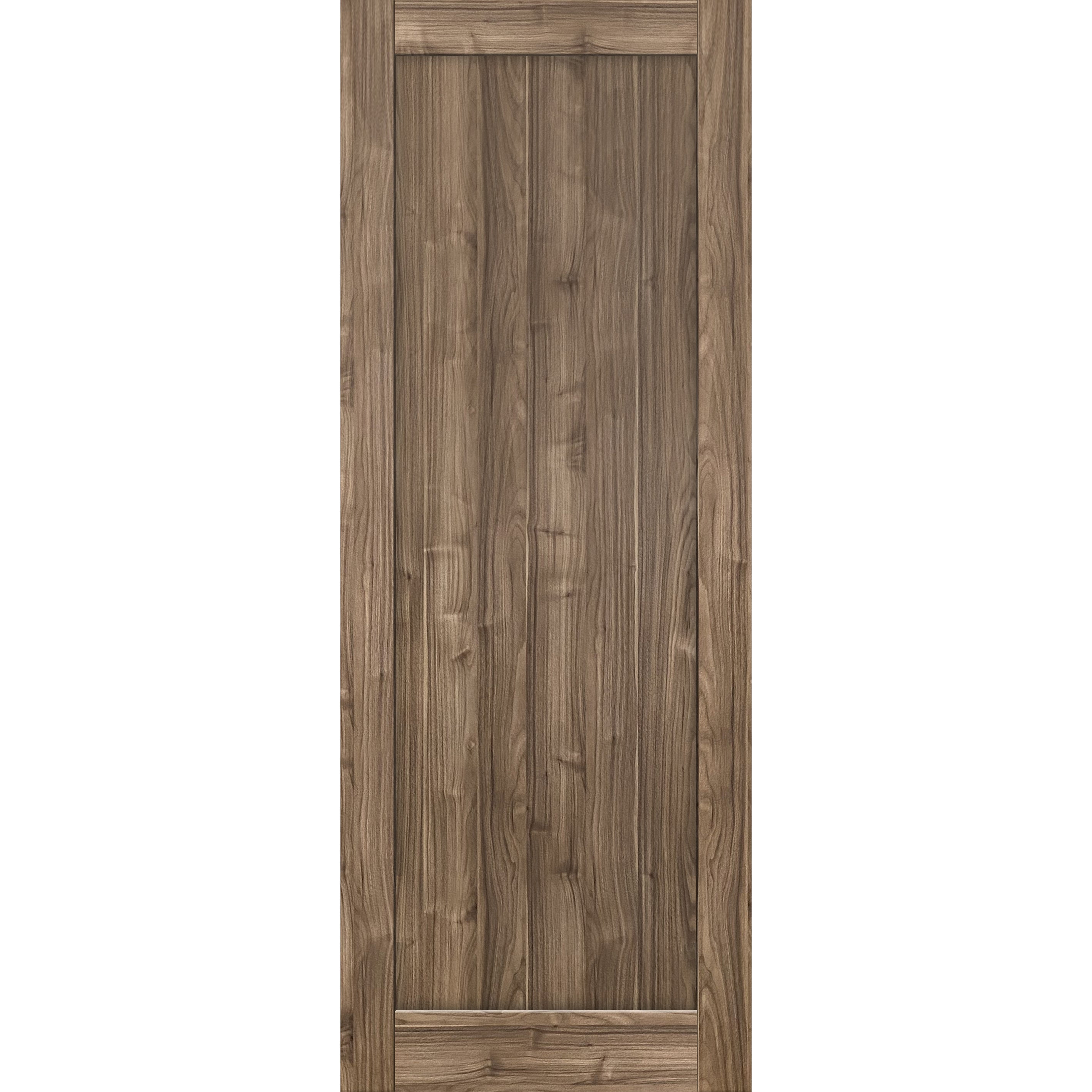 Slab Barn Door Panel 32 x 80 inches | Quadro 4111 Walnut | Sturdy ...