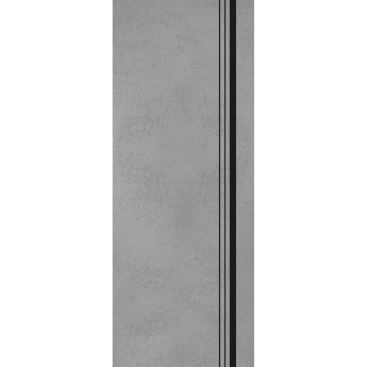 Slab Barn Door Panel 36 x 96 inches | Planum 0011 Concrete with Frosted ...