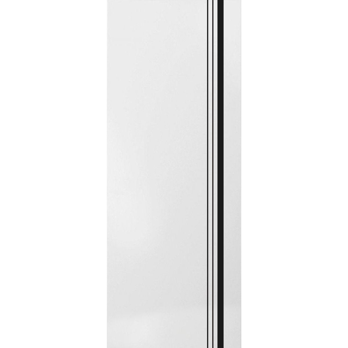 Slab Barn Door Panel 36 x 96 inches | Planum 0011 White Silk with ...