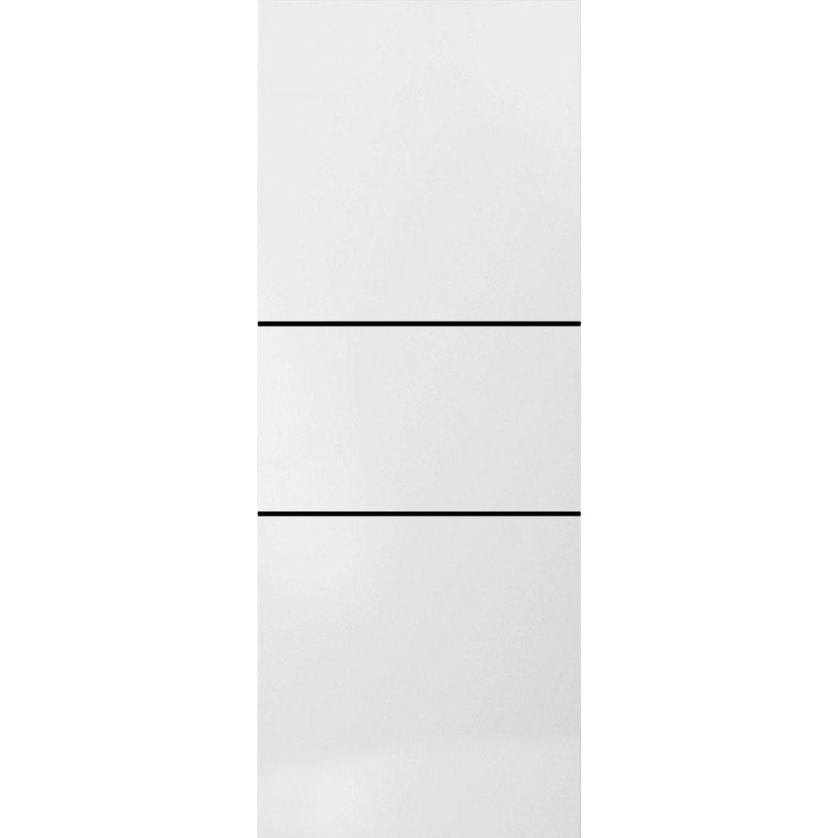 Slab Barn Door Panel 36 x 96 inches | Planum 0014 White Silk with ...