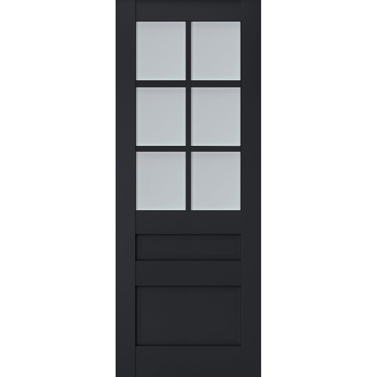 Slab Barn Door Panel Frosted Glass | Veregio 7339 Antracite | Sturdy ...