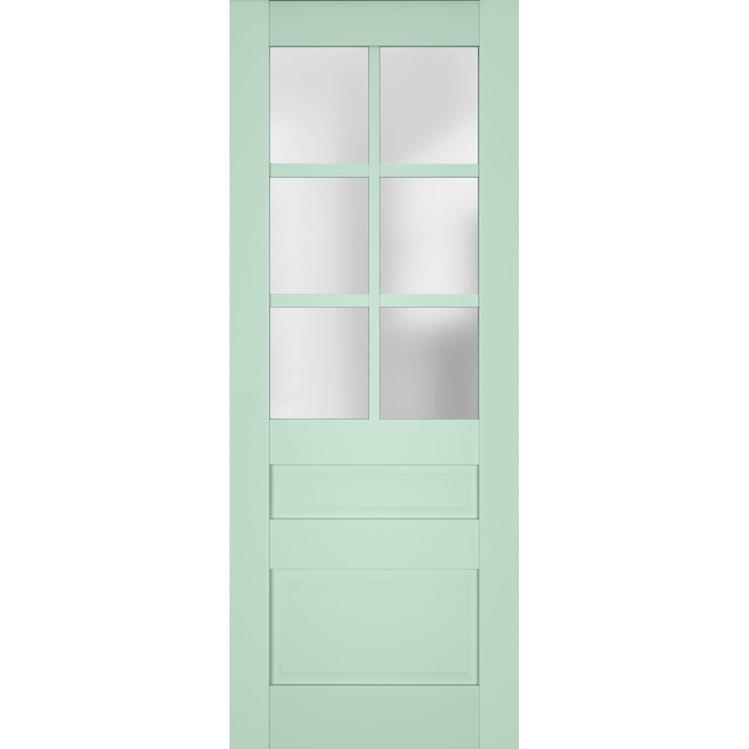 Slab Barn Door Panel Frosted Glass | Veregio 7339 Oliva | Sturdy ...