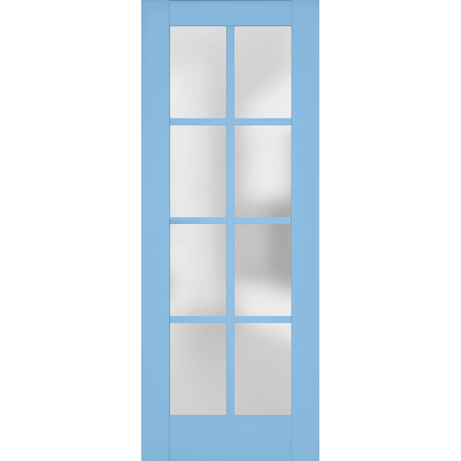 Slab Barn Door Panel Frosted Glass | Veregio 7412 Aquamarine | Sturdy ...