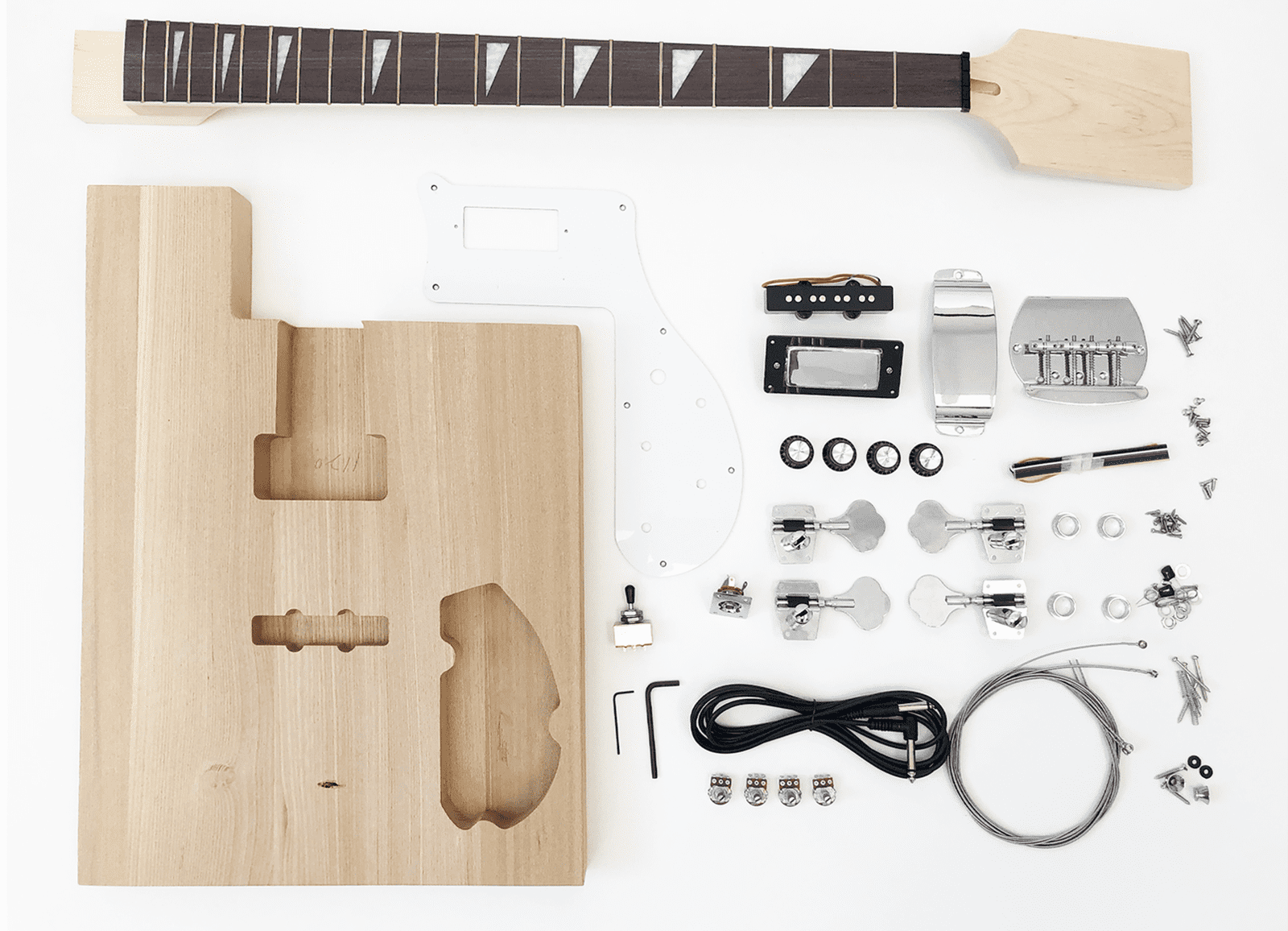 Slab Build Your Own Bass Guitar Kit - Walmart.com