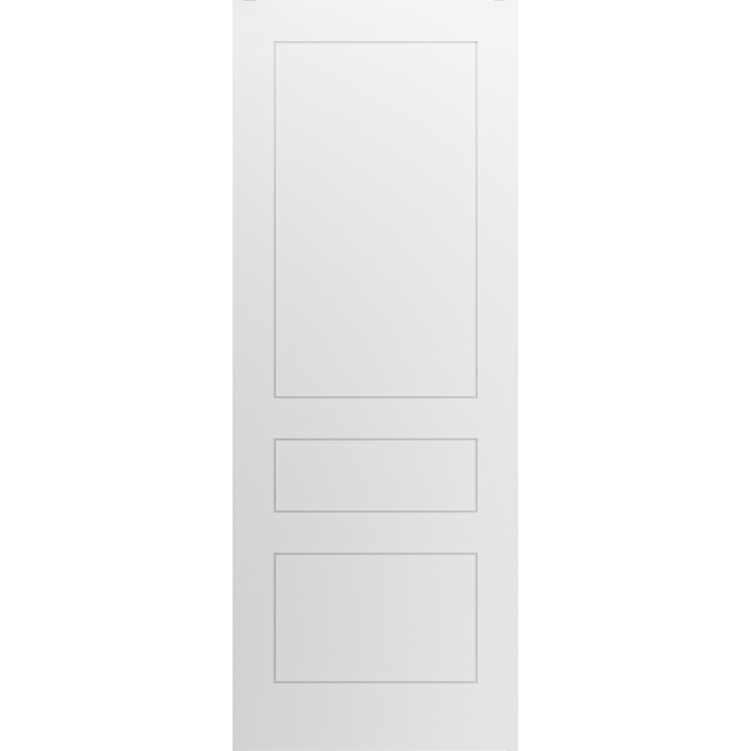 Slab Door Panel 24 x 84 inches / Mela 0733 Painted White / Modern ...