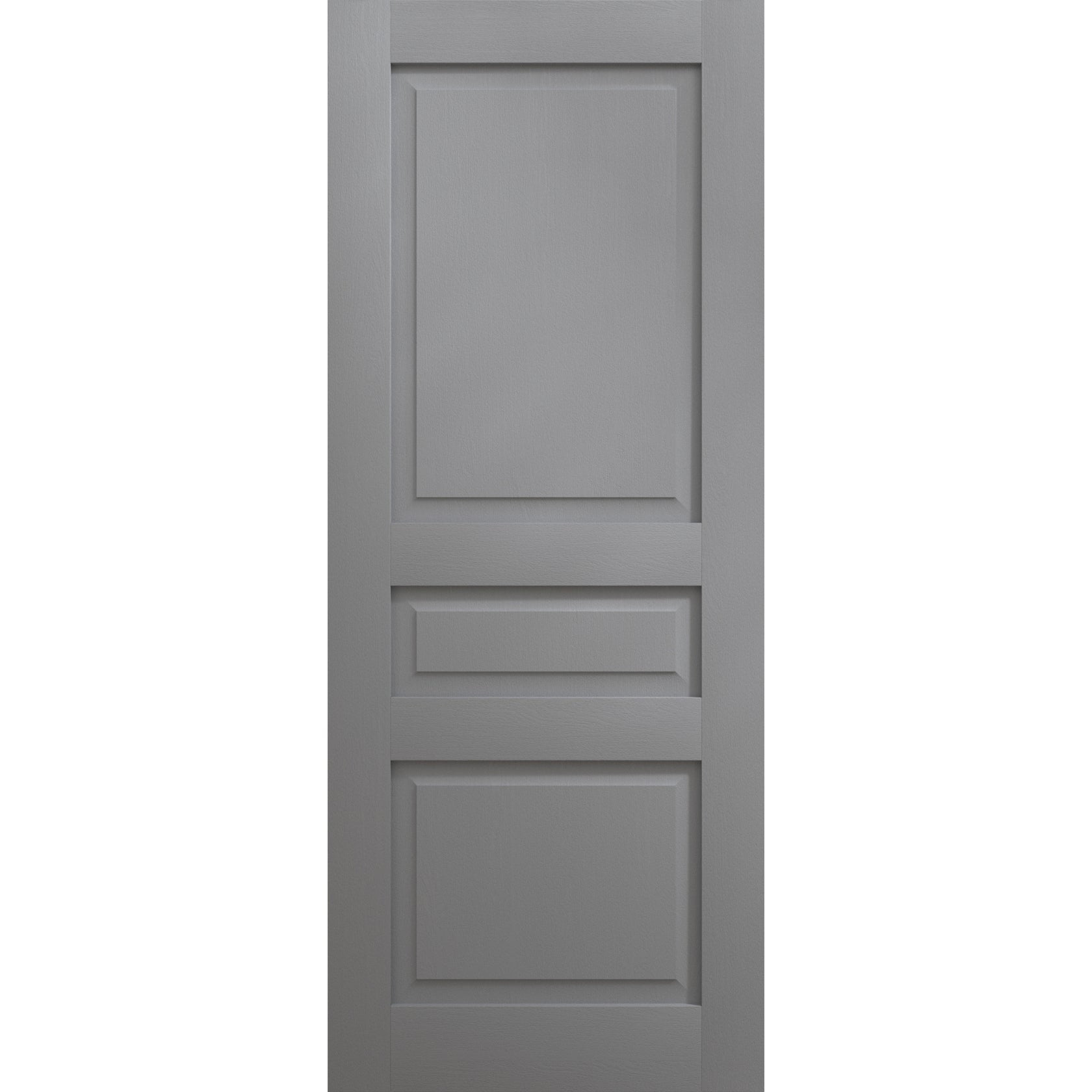 Slab Door Panel 28 x 84 inches | Ego 5012 Painted Grey Oak | Wood ...