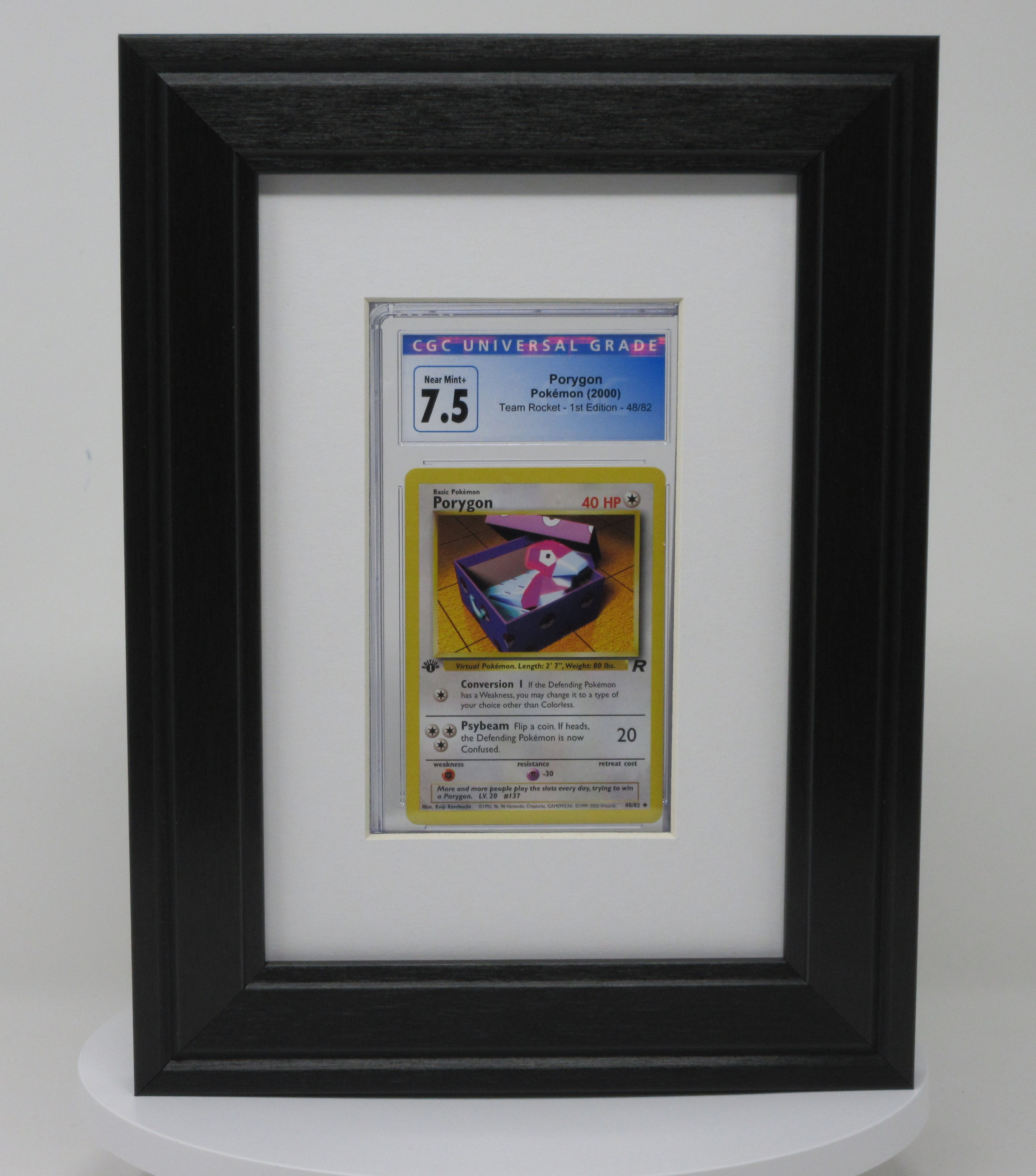 Slabbed Graded Trading Card (Not Included) Picture Display Wall Frame ...