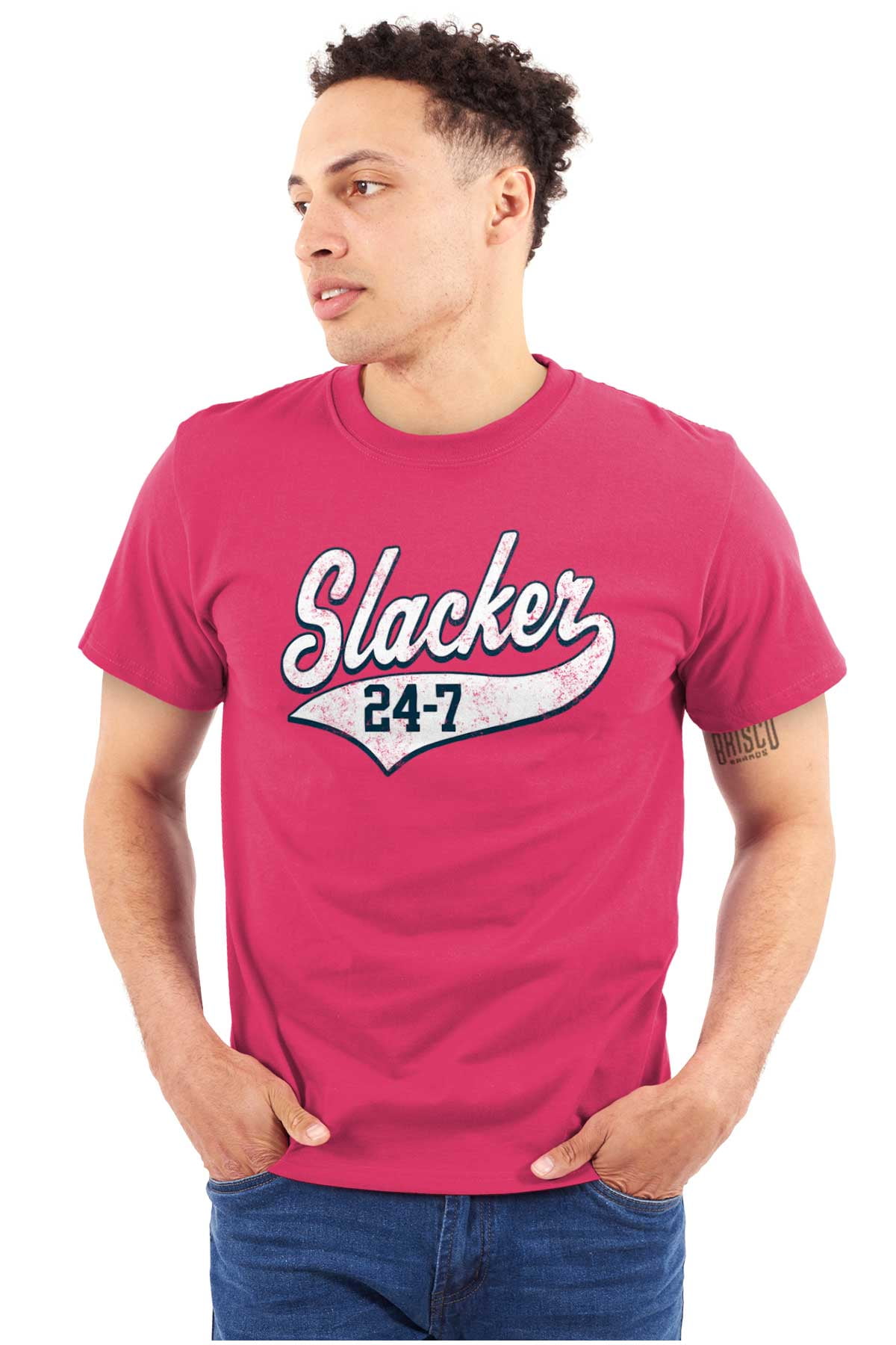 Slacker 247 Couch Potato Lazy Funny Unisex Plus Size Graphic Tee Brisco Brands 2X - Walmart ...