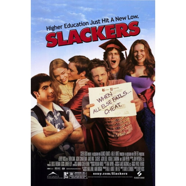 Slackers - movie POSTER (Style A) (11" x 17") (2002) - Walmart.com