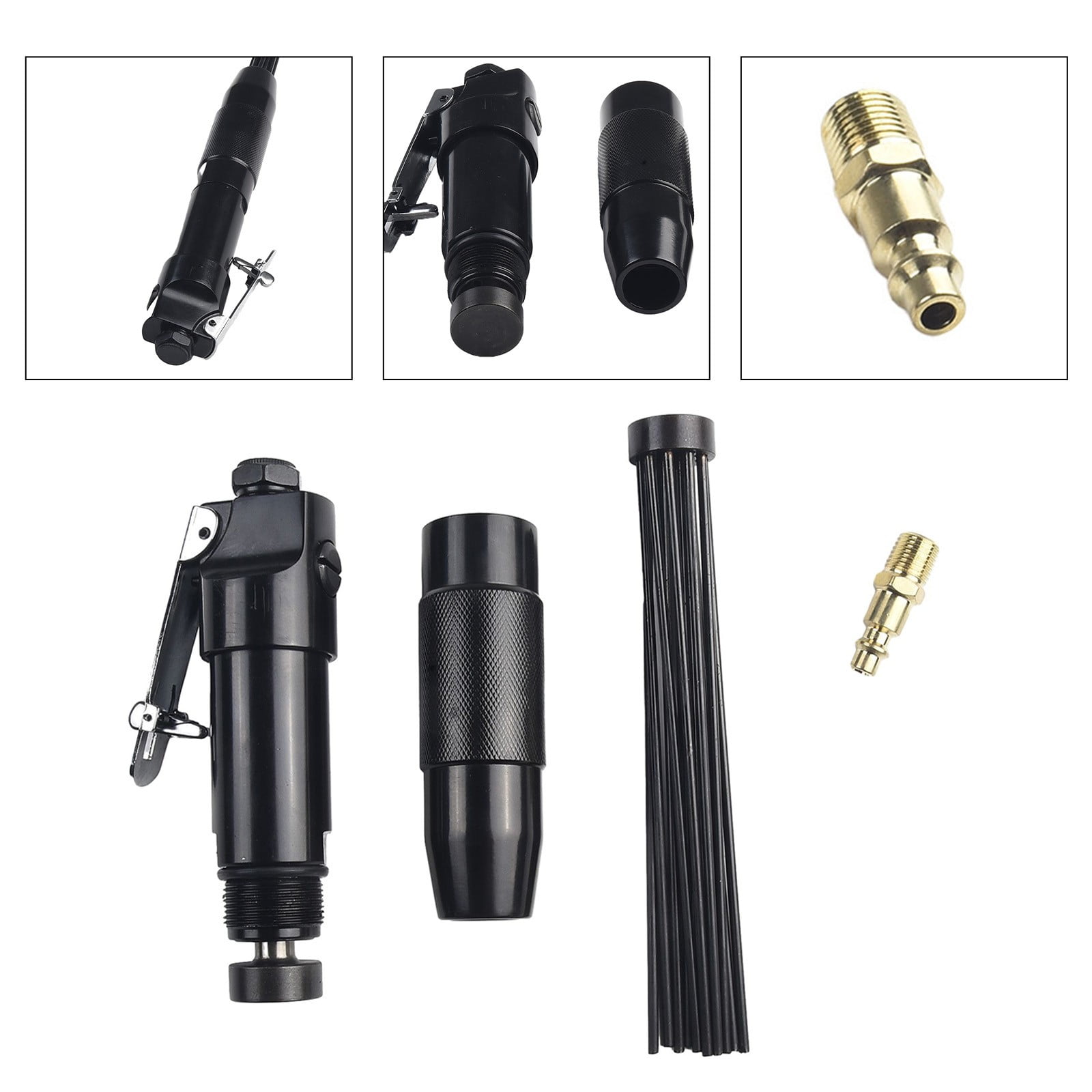 Slag Remove Home Cleaning Tool Deburring Needle Scaler Carbon Steel Air ...