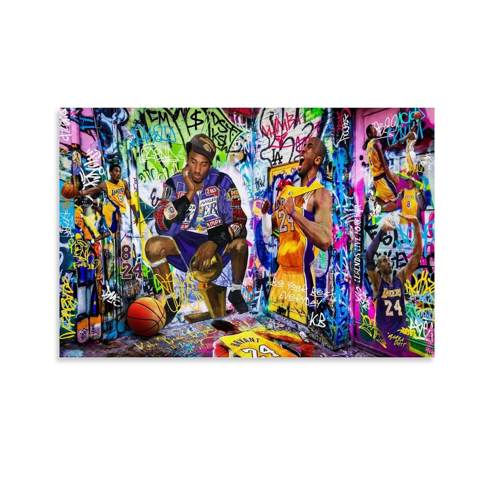 Slam Dunk (1) Painting Vintage Poster Picture Print Wall Art Poster ...