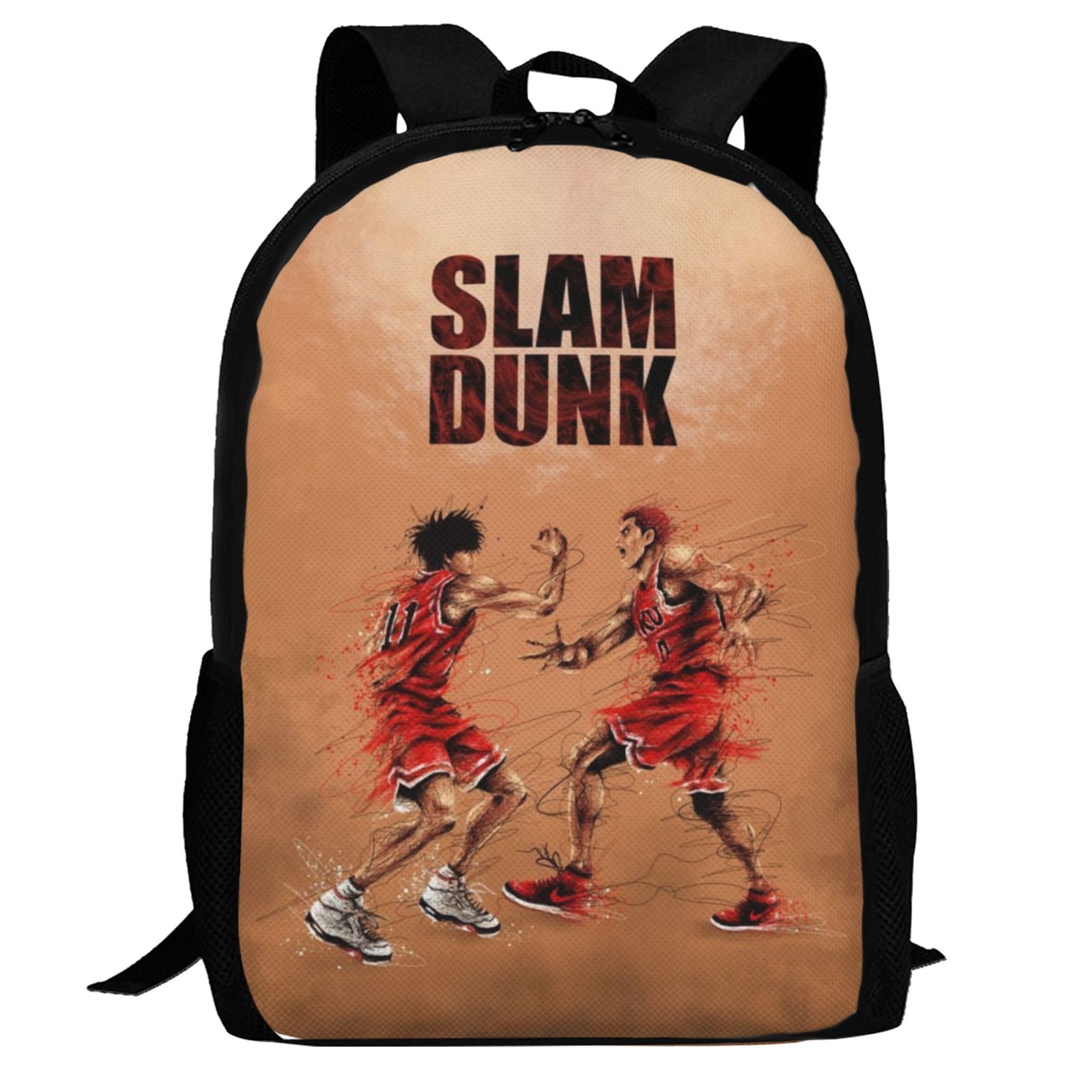 Slam Dunk Backpack, 3d Printed Laptop Backpack, Water Resistant ...