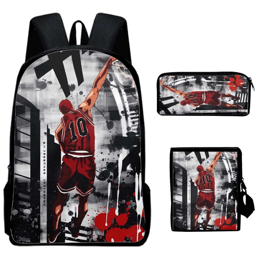 Slam Dunk Cartoon Bag Super Cool Laptop Backpack for Middle School #04 ...
