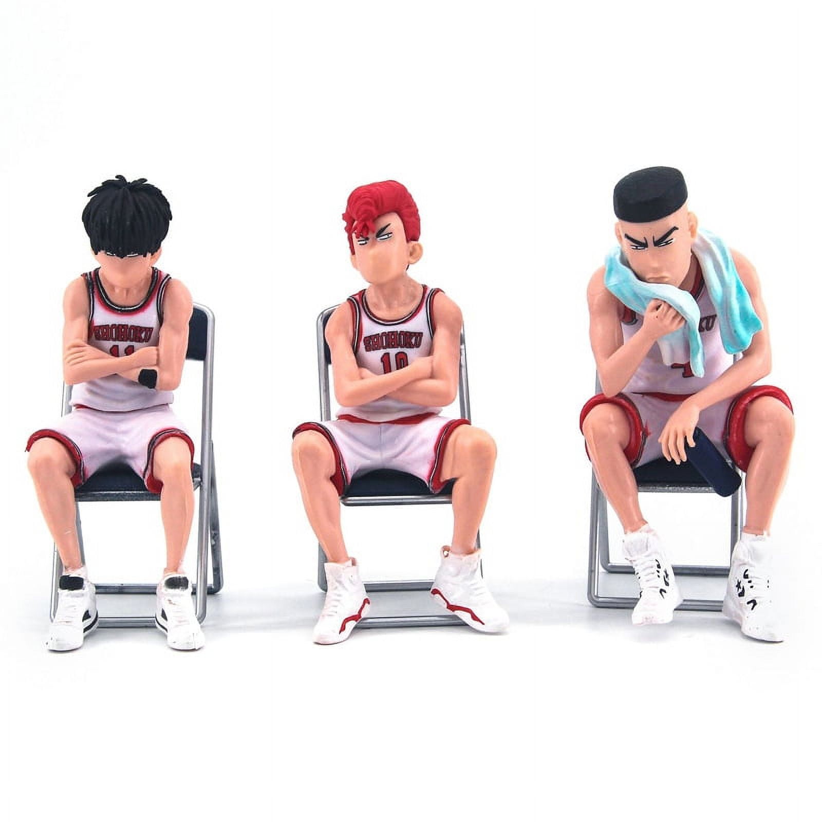 Slam Dunk Figure Set of 5: Hanamichi Sakuragi, Kaede Rukawa, Ryota ...