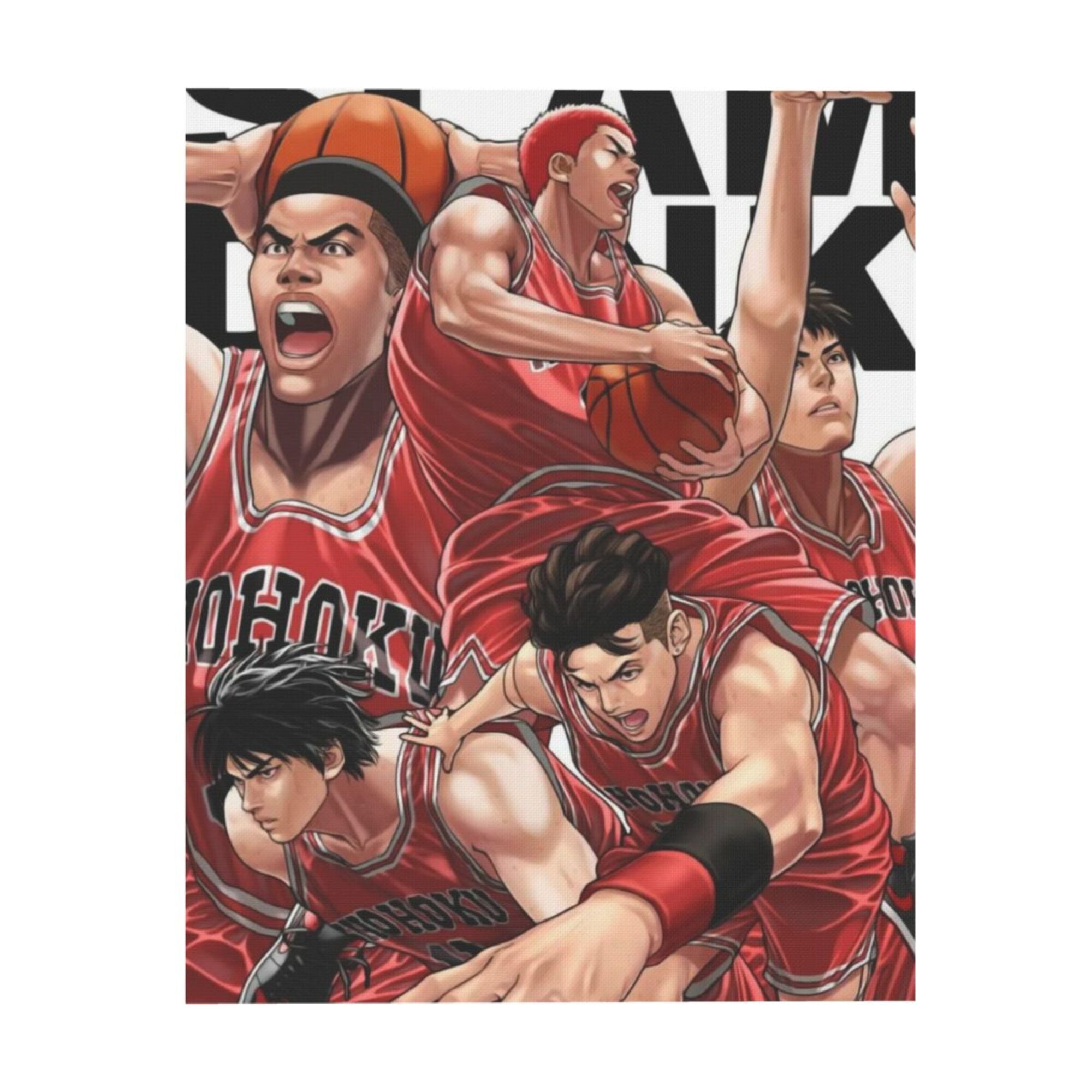 Slam Dunk Poster, Japanese Anime Canvas Decorative Poster, Wall Art For ...