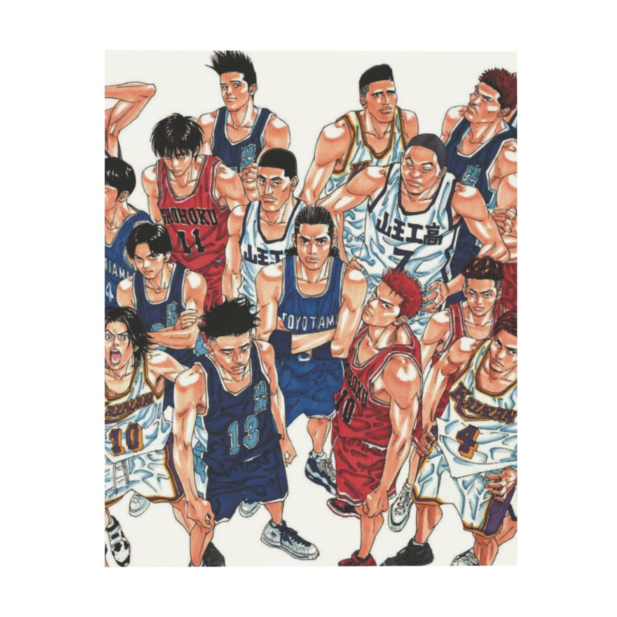 Slam Dunk Poster, Japanese Anime Canvas Decorative Poster, Wall Art For ...