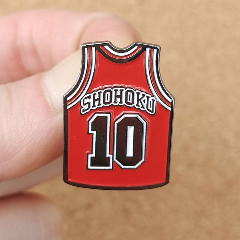 Slam Dunk Sakuragi Hanamichi Anime Lapel Pins Backpack Jeans Enamel ...