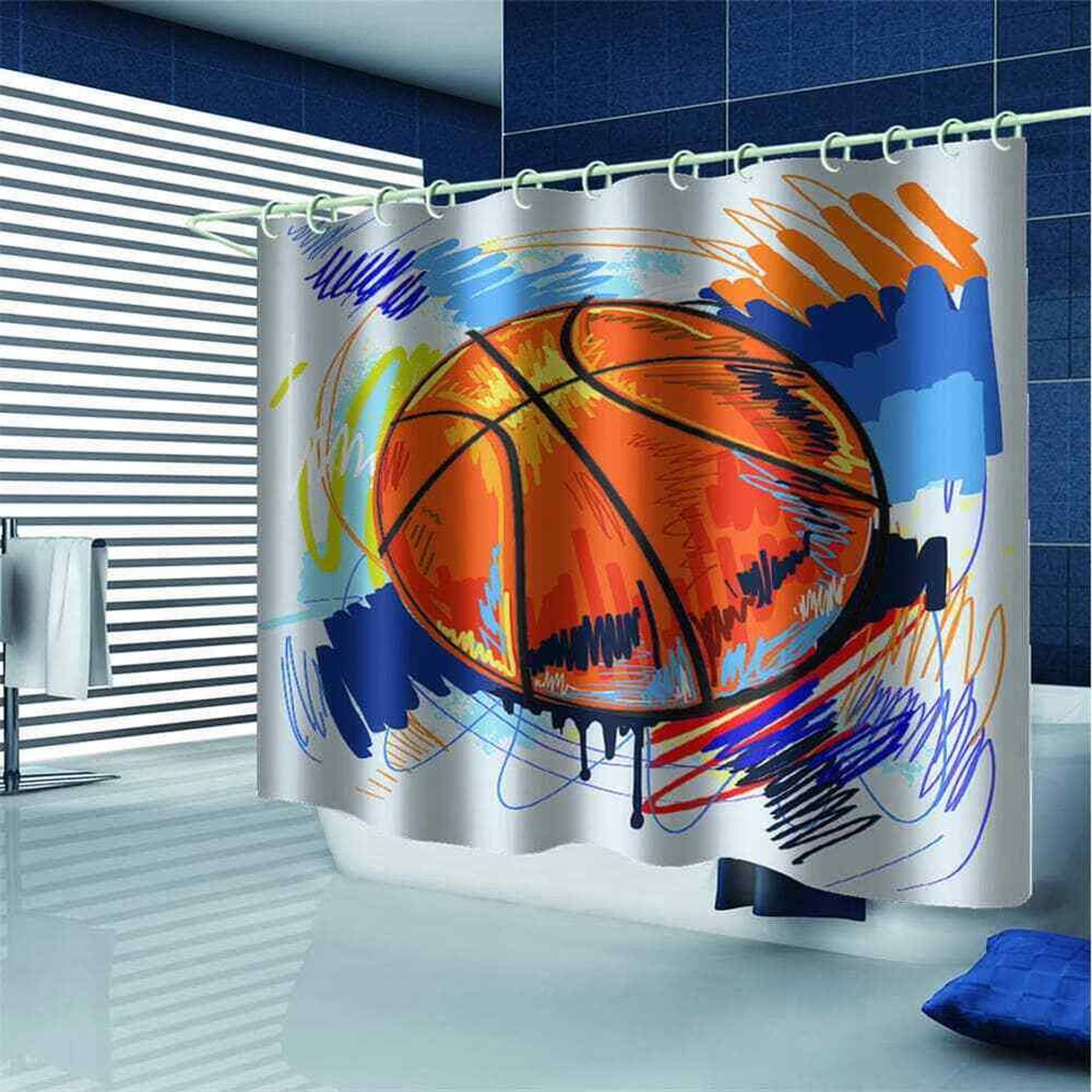 Slam Dunk Shower Spectacular: Immerse Yourself in Hoops Action with a ...