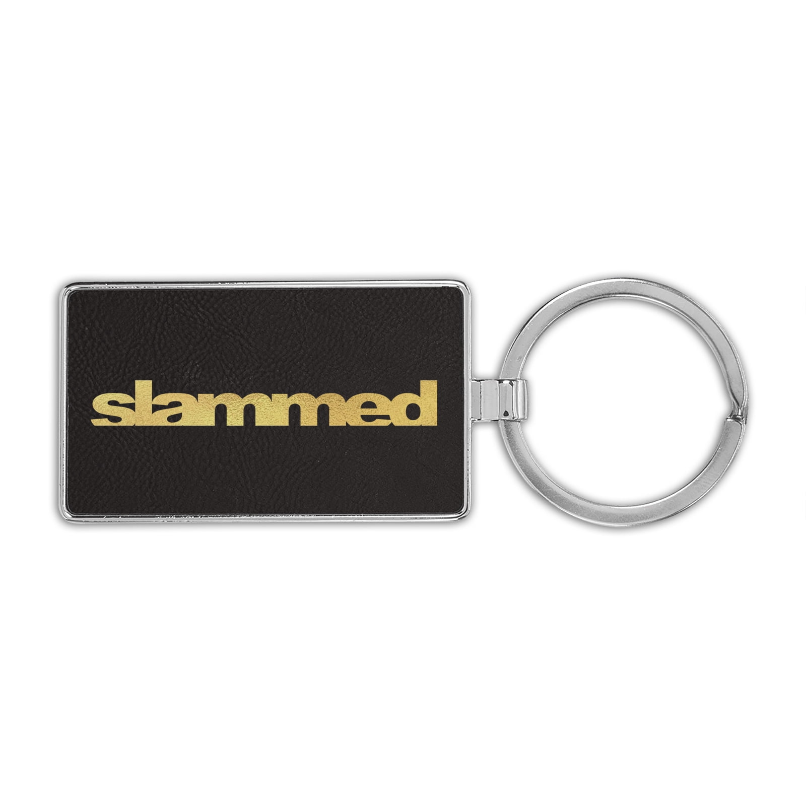 Slammed Premium Leatherette Keychain jdm euro - Black/Gold - Walmart.com
