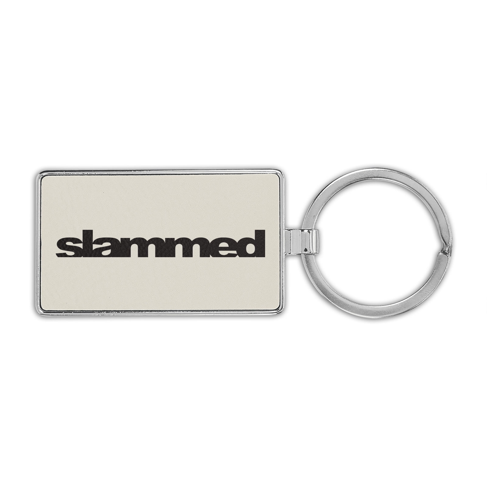 Slammed Premium Leatherette Keychain jdm euro - White - Walmart.com