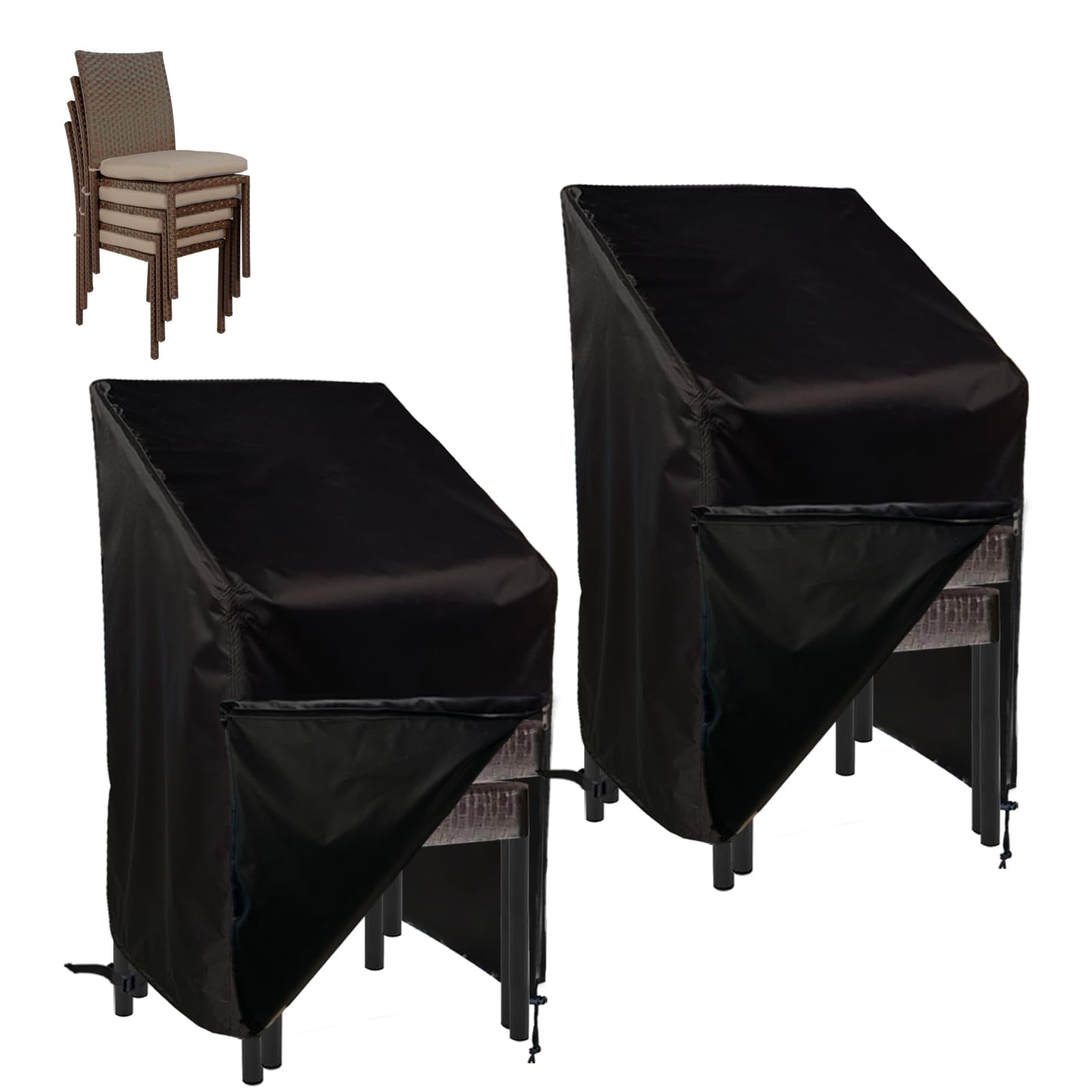 Slan Arrow Zipper Stacking DHF10 Chair Cover 420D, Quick Installation ...