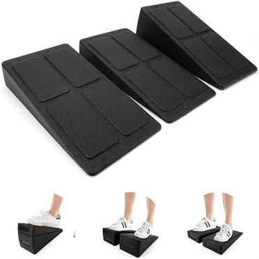 3 Pieces Calf Stretcher Slant Board Adjust Height Wedge Leg Stretching ...