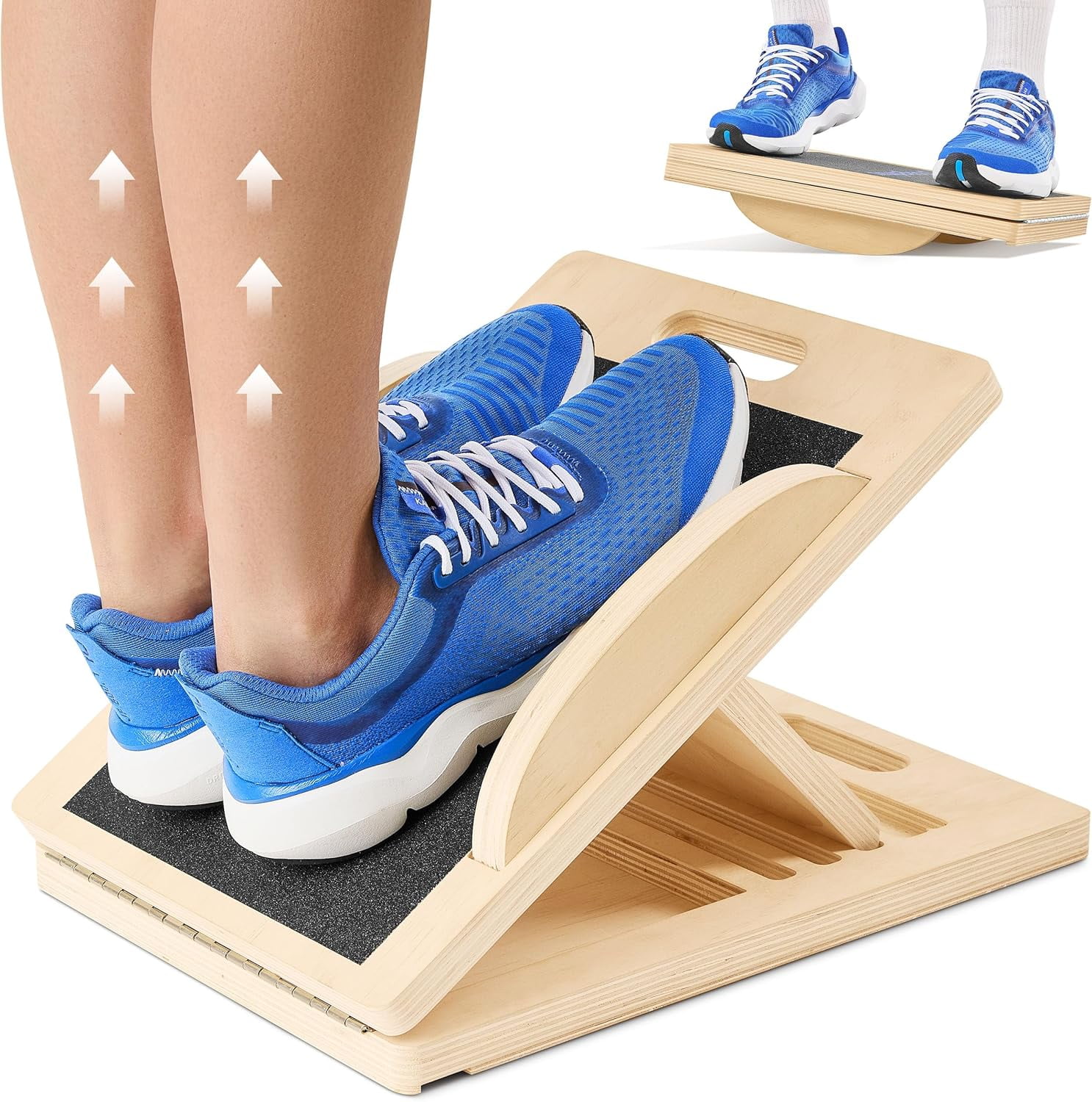 Slant Board with 6 Incline Angles - Transforms Into a Balance Board ...