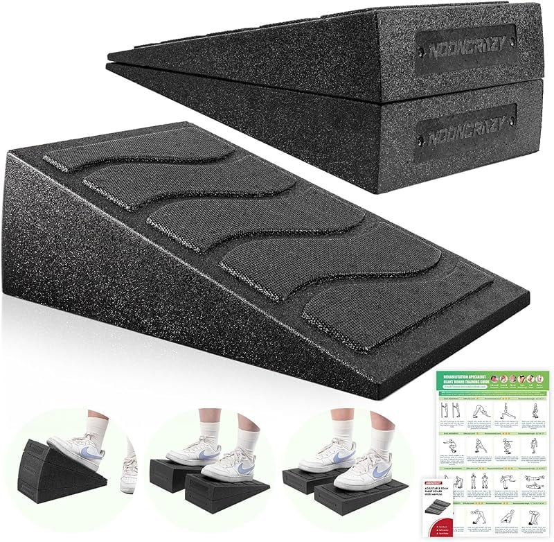 Slant Board for Calf Stretching, 5 Adjustable Angles Incline Board for ...