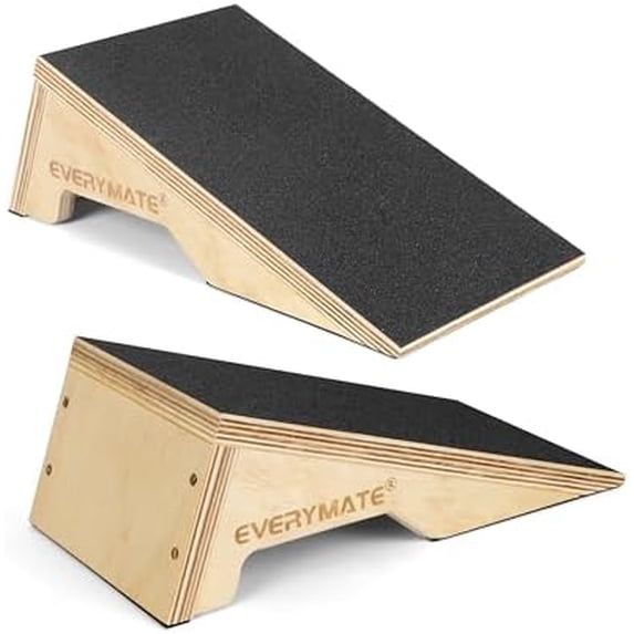 Slant Board for Calf Stretching and Squats, Knees Over Toes Athletic ...