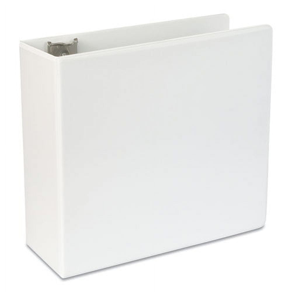 Slant D-Ring View Binder, 3 Rings, 5" Capacity, 11 x 8.5, White ...