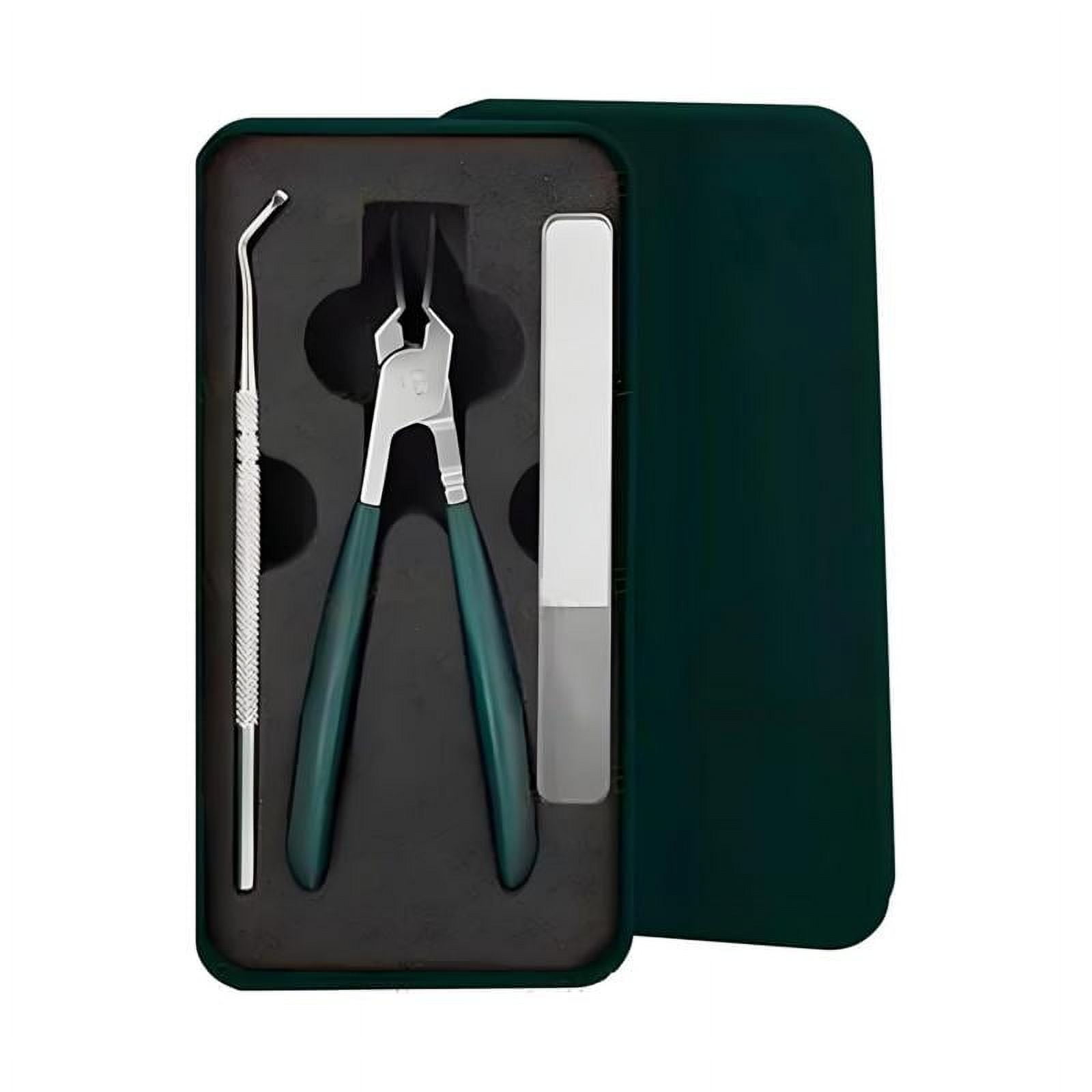 Slant Edge Nail Clipper 3-Piece Set-Slant Curved Blade Nail Clipper ...