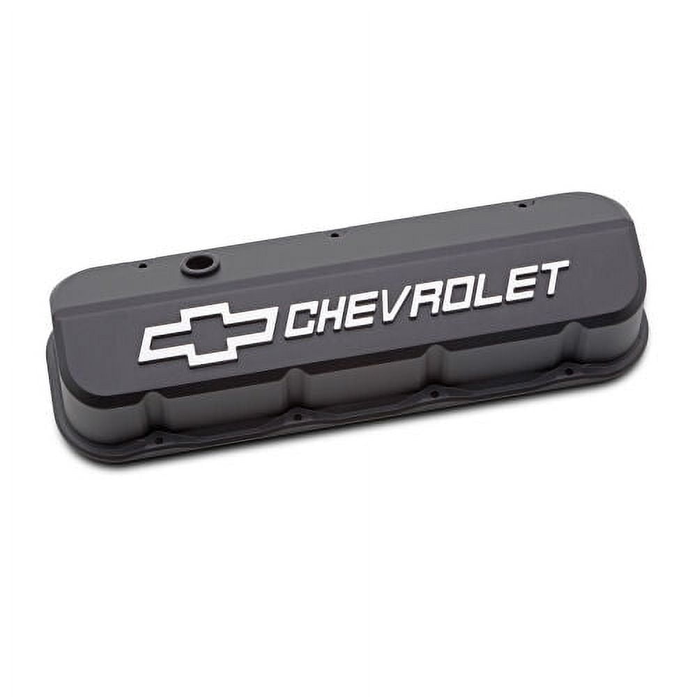 Slant Edge Valve Covers BBC Black Crinkle - Walmart.com