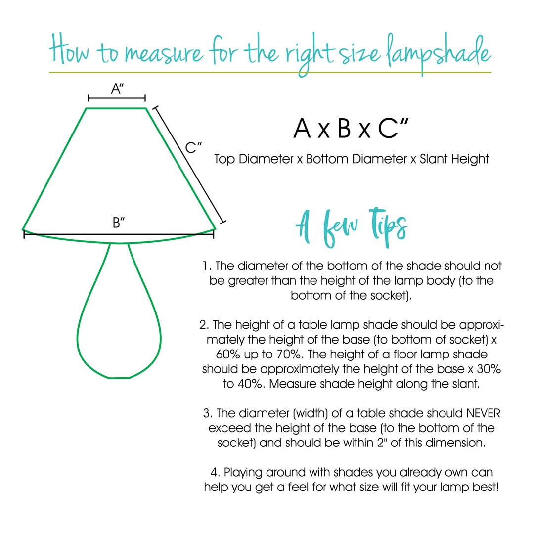 Table Lamps Slant Inverted Corner Oval Softback Lampshade with Washer ...