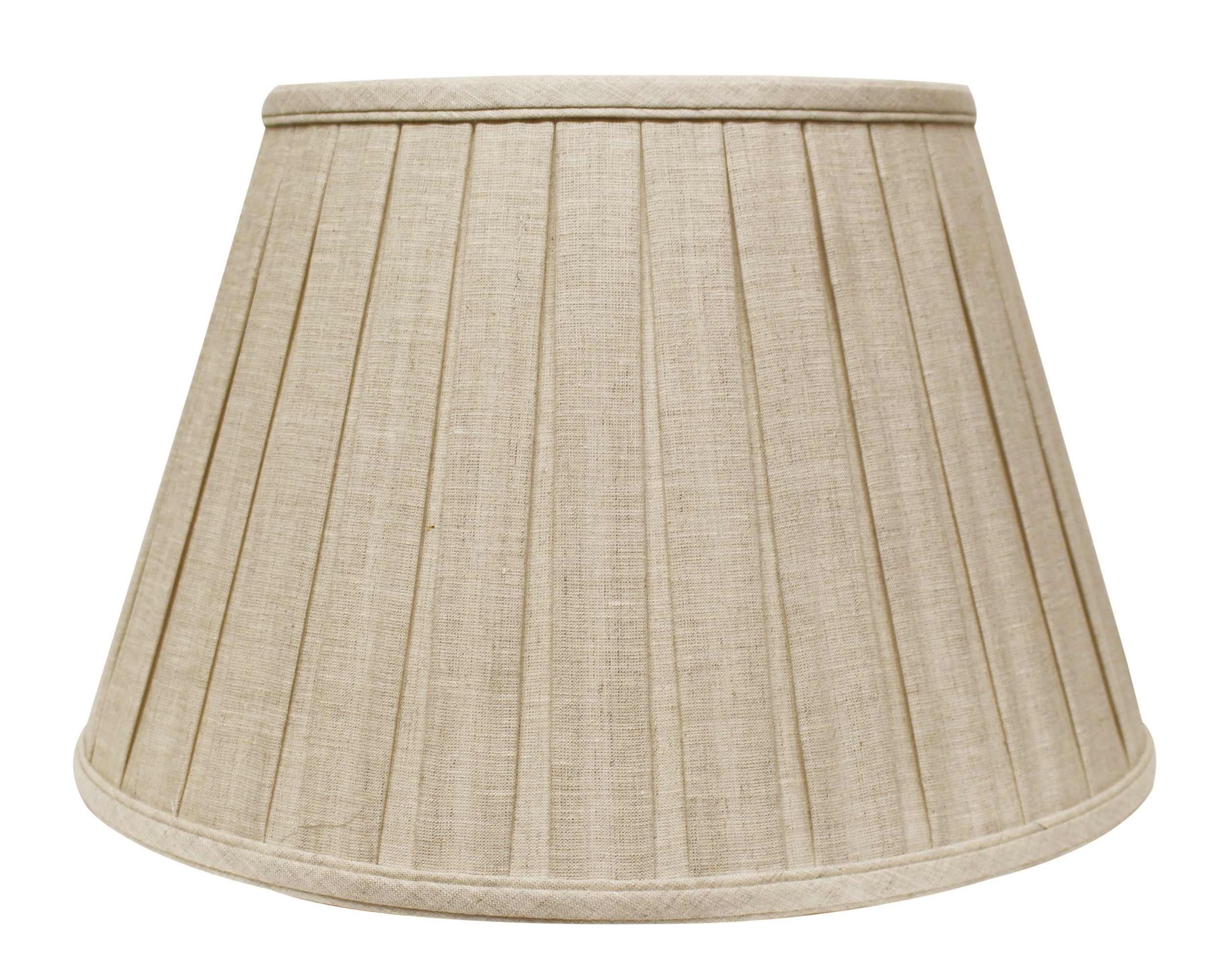 Table Lamps Slant Linen Box Pleat Softback Lampshade with Washer Fitter ...