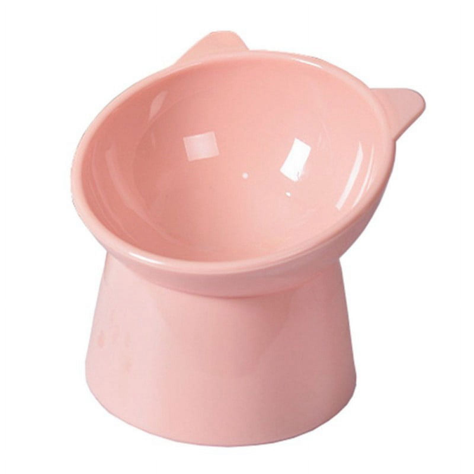 Slanted Bowl for Dogs and Cats, Tilted Angle Bulldog Bowl Pet Feeder ...