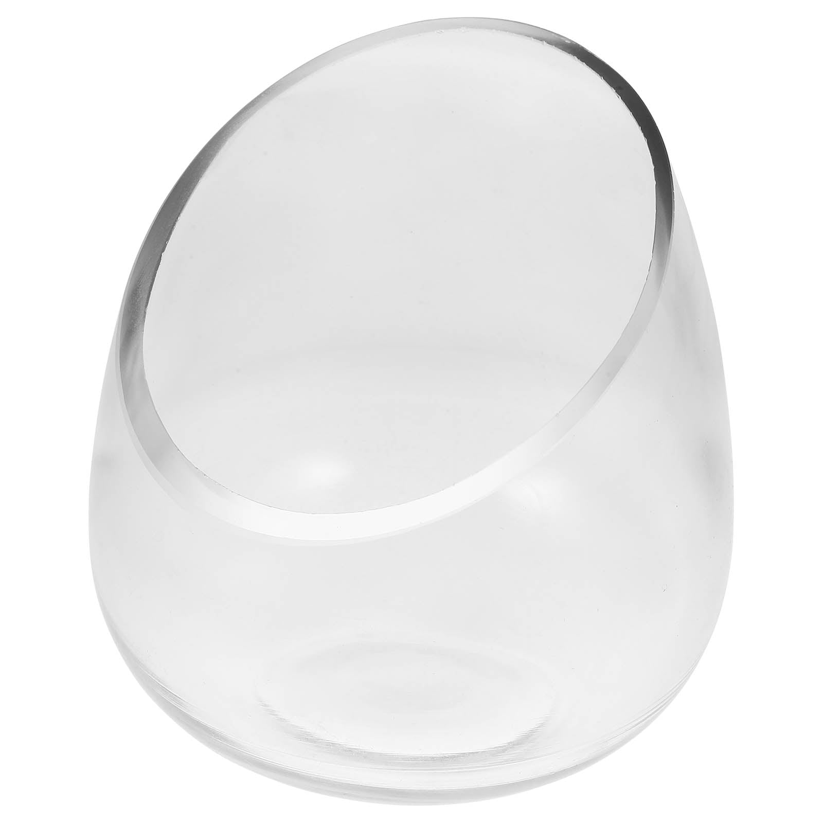 Slanted Glass Vase for Home Decoration Flower Arrangement Container Christmas Favor Favors Green ...