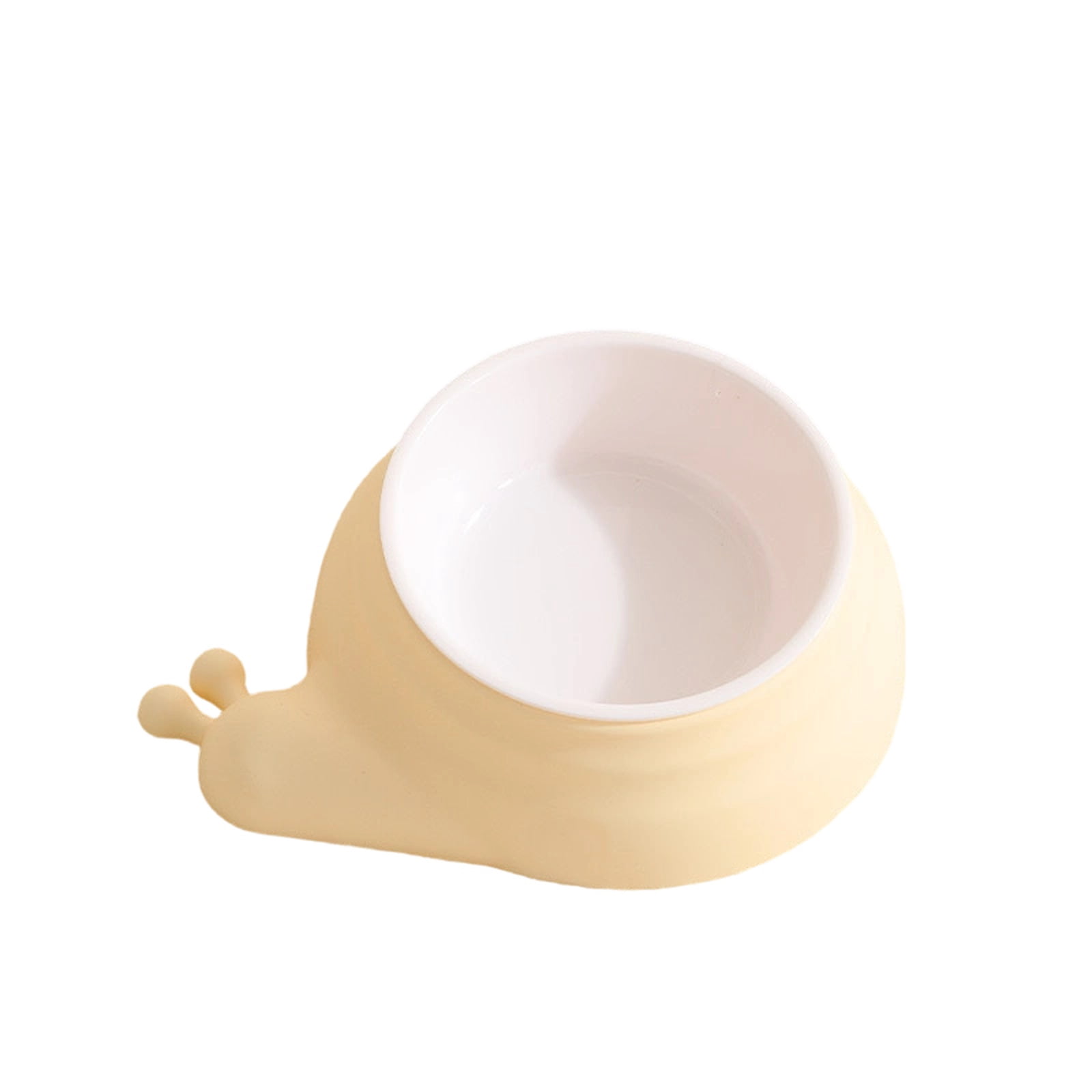 Slanted Pet Feeding Bowl for Cats and Small Dogs Plastic Neck ...