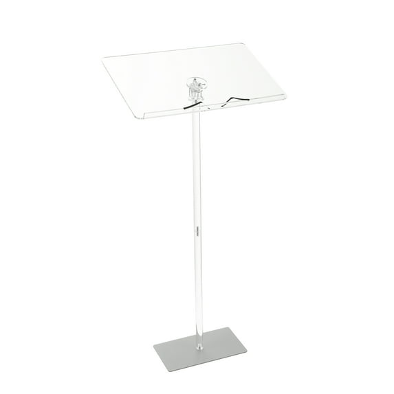 Slanted Podium Lectern Conference Pulpit Acrylic Podium Clear ...