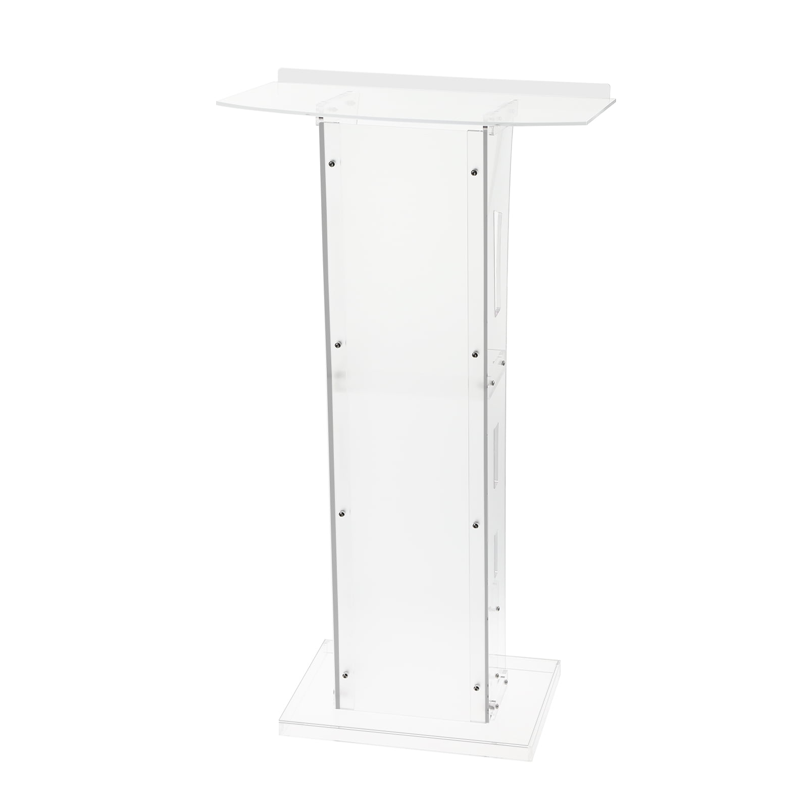 Slanted Podium Lectern Conference Pulpit Acrylic Podium Clear ...