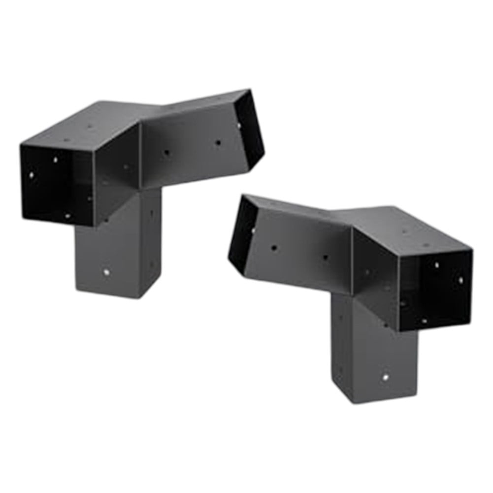 Slanted Roof Pergola Brackets Wall Mount With Hardware For 4x4 Inch ...