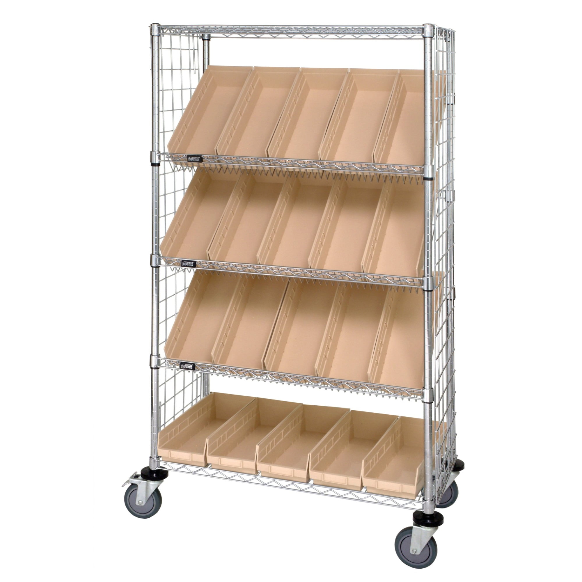 Quantum Storage Systems WRCSL5-63-2436EP-106IV Wire Enclosed Slanted ...