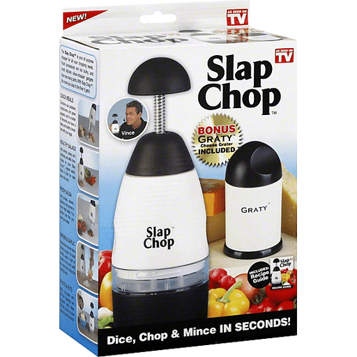 Slap Chop Graty Slapchop Fruit and Vegetable Chopper Machine (Black ...