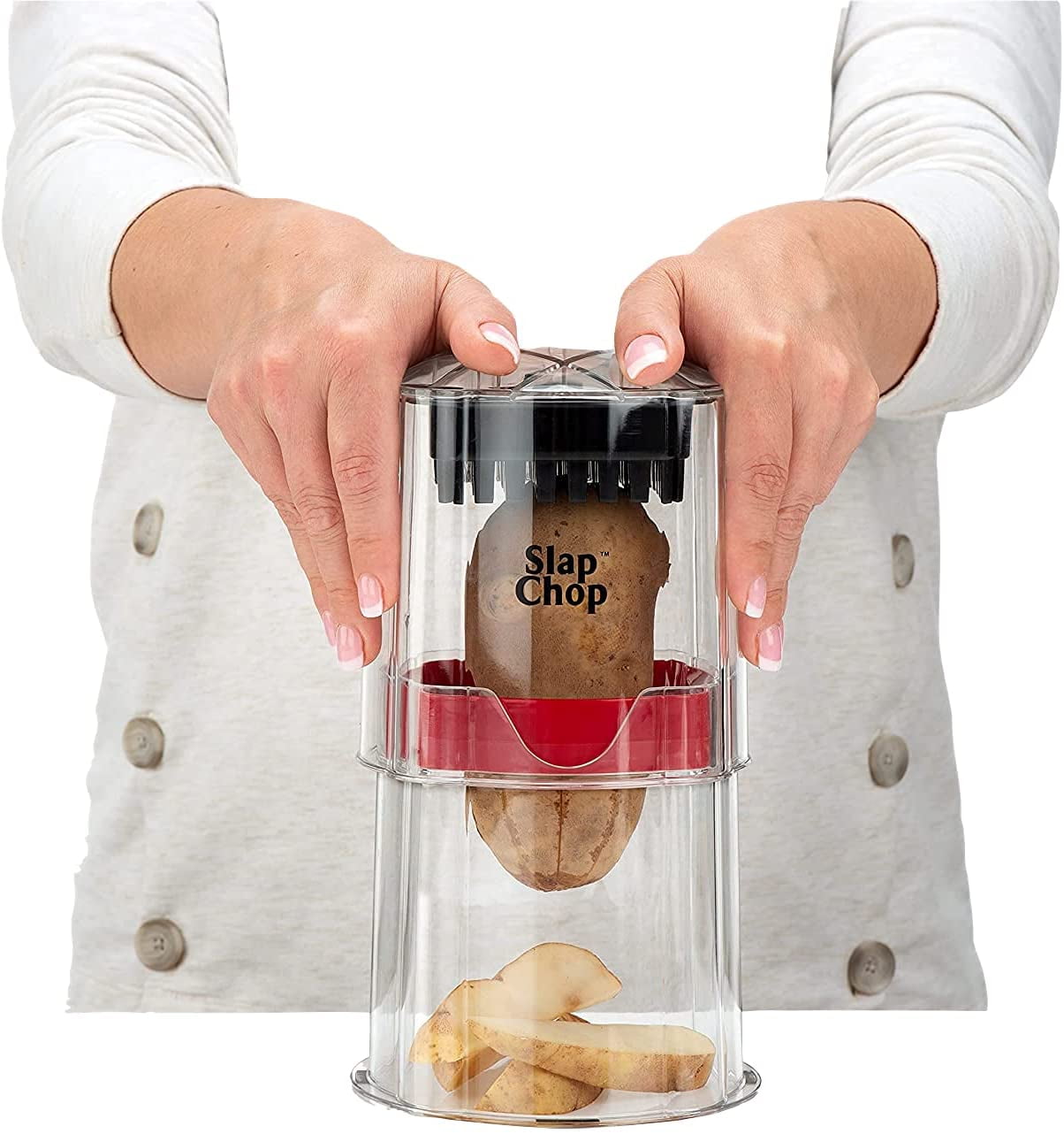 Slap Chop Veggie Press/Dicer | Stainless Steel | Dishwasher Safe ...