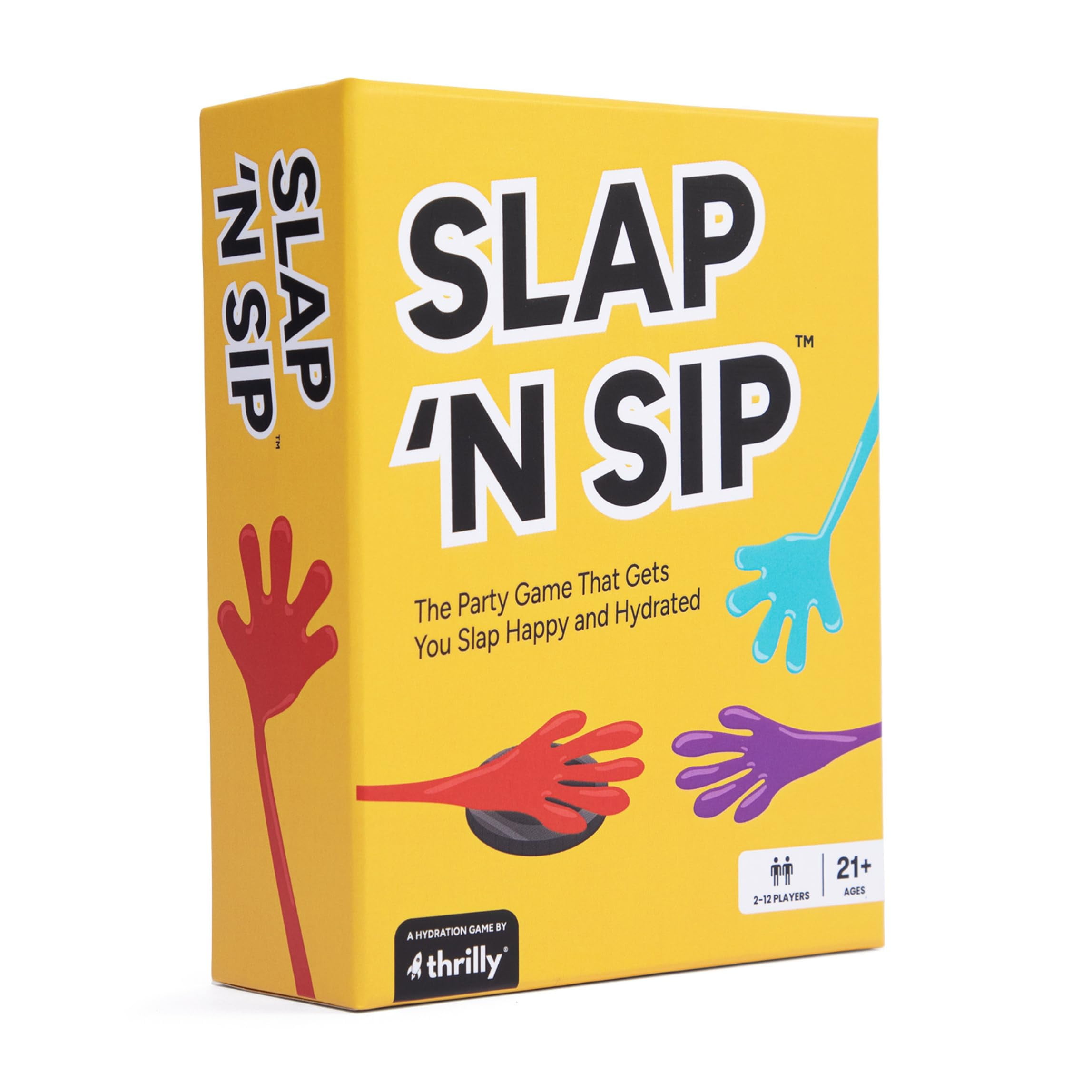 Slap N Sip - The Viral BSL1 Sticky Hand Game - Fun Adult Drinking Game ...