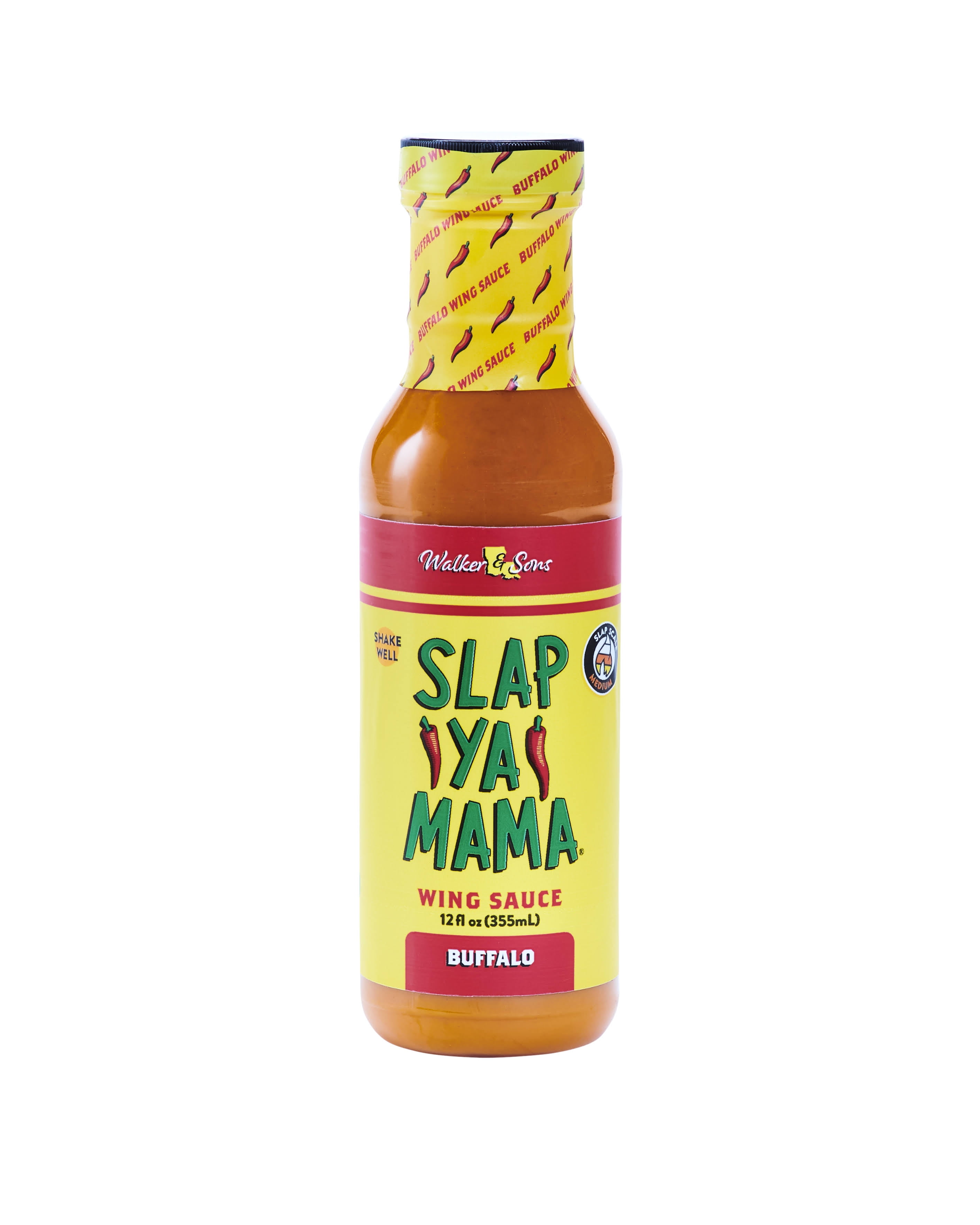 Slap Ya Mama Buffalo Wing Sauce, 12 fl oz Bottle – Buttery Cajun ...